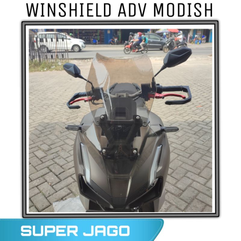 Visor Windshield ADV 150 / ADV 160 2022 Model Modish Tinggi Tebal Anti ...