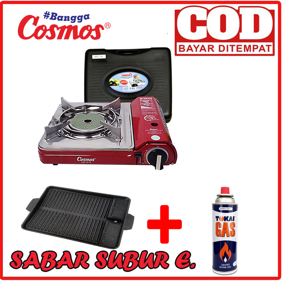 PAKET BARBEQUE/BBQ SET KOMPOR PORTABLE COSMOS 123 P N+YAKINIKU GRILL ...