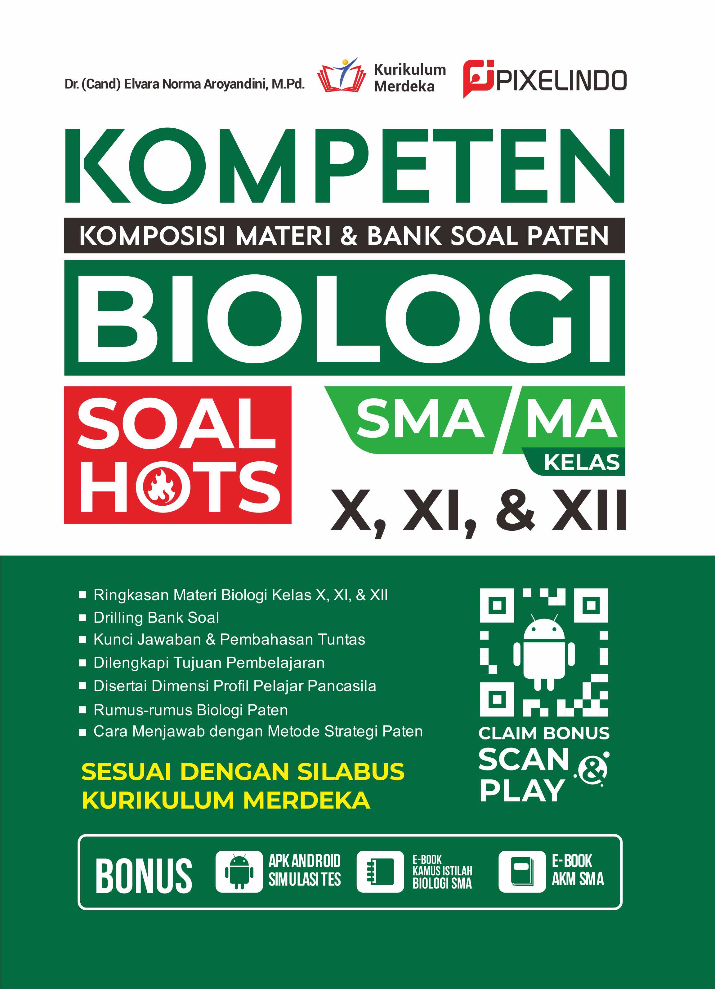 Buku KOMPETEN Matematika Fisika Biologi Kimia Kelas X, XI, XII SMA MA Silabus Kurikulum Merdeka ...