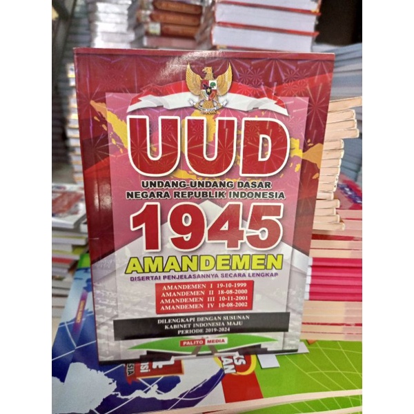 BUKU UNDANG UNDANG DASAR NEGARA REPUBLIK INDONESIA (UUD) 1945 ORIGINAL ...