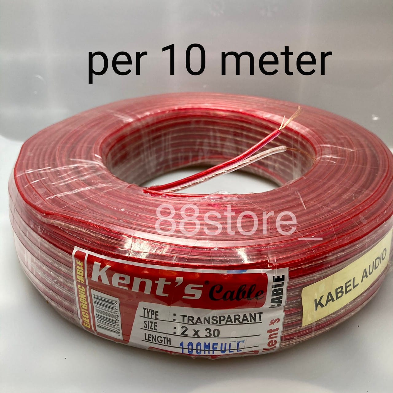 Kabel Listrik /Audio Kent`s Transparan 2x30 Per 10 Meter | Lazada Indonesia
