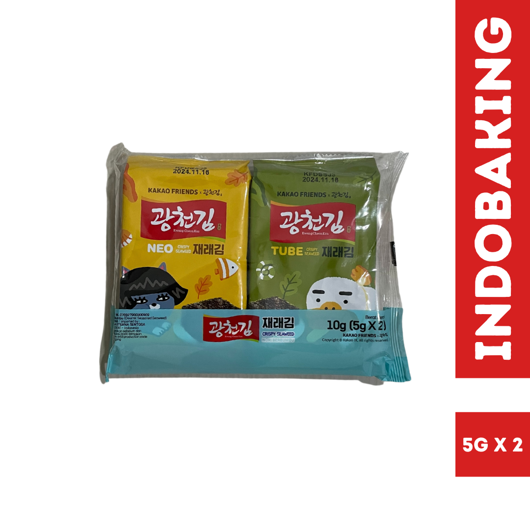 Kwang Cheon Kim Roasted Seaweed Kakao Friends Snack Rumput Laut ...