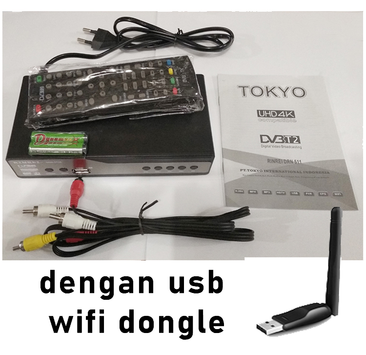 Rinrei DRN-511A Set Top Box Digital TV HD 4K - Kualitas Gambar Jernih ...