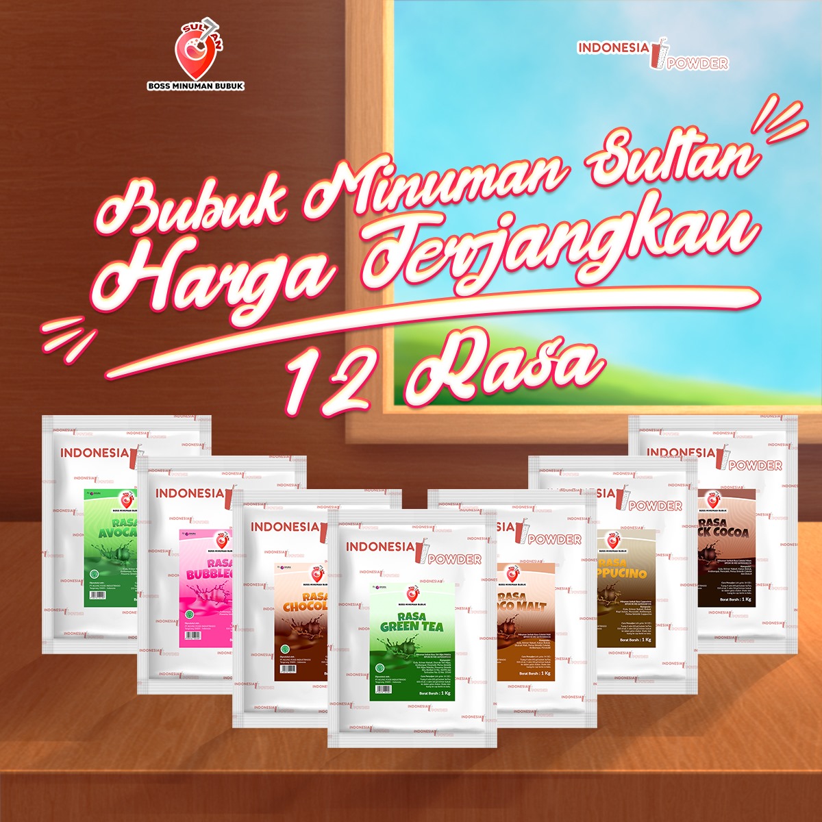 [SULTAN SERIES] SUL7AN Bubuk Minuman Mix Gula Aneka Rasa Instant Powder ...