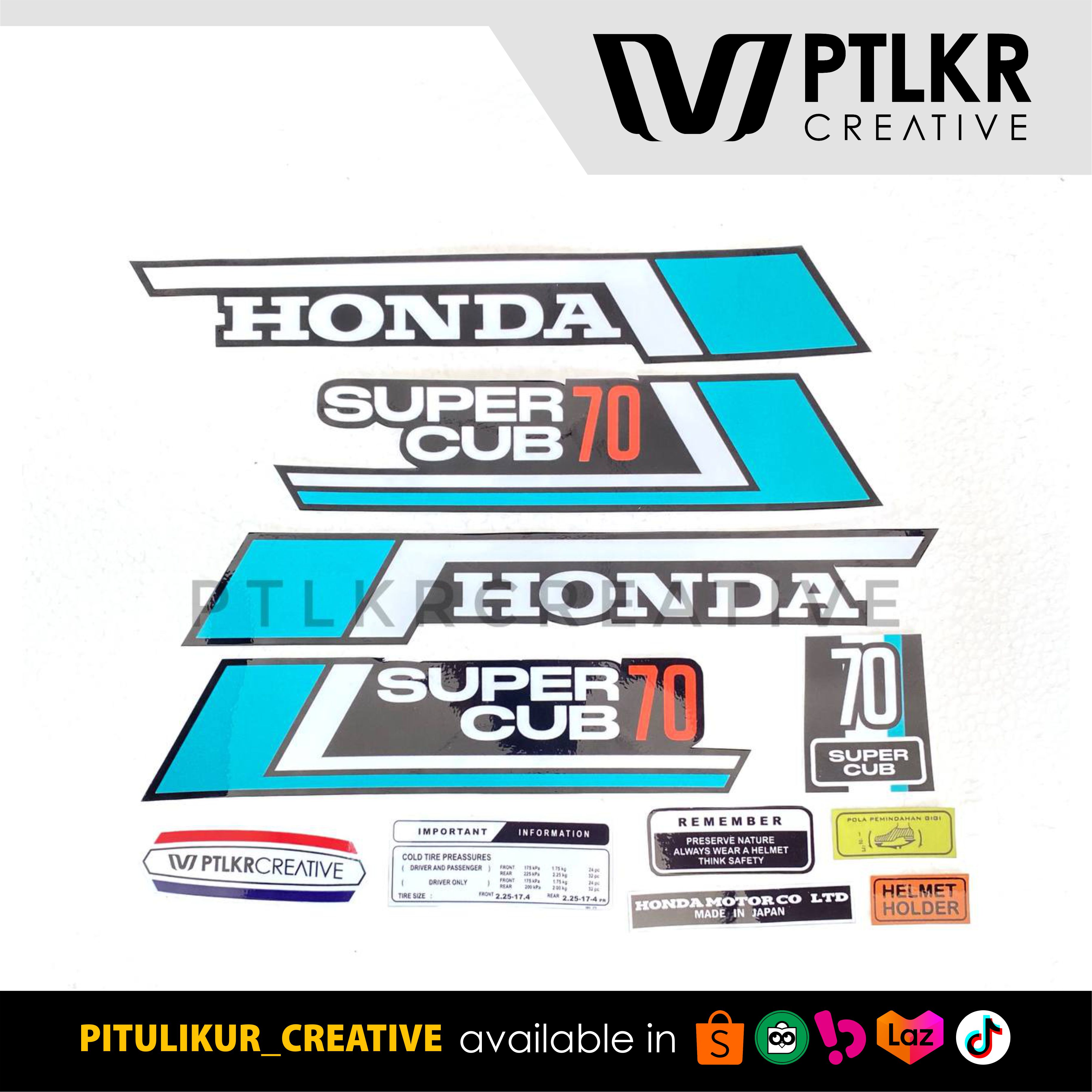 Striping Stiker C70 Supercub II | Lazada Indonesia