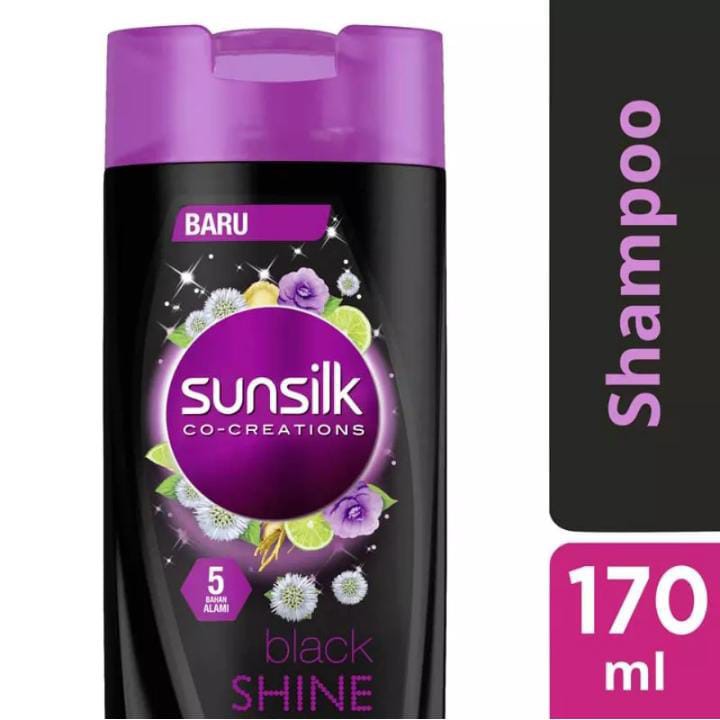 Sunsilk Shampoo Black & Shine Hitam 170ml | Lazada Indonesia