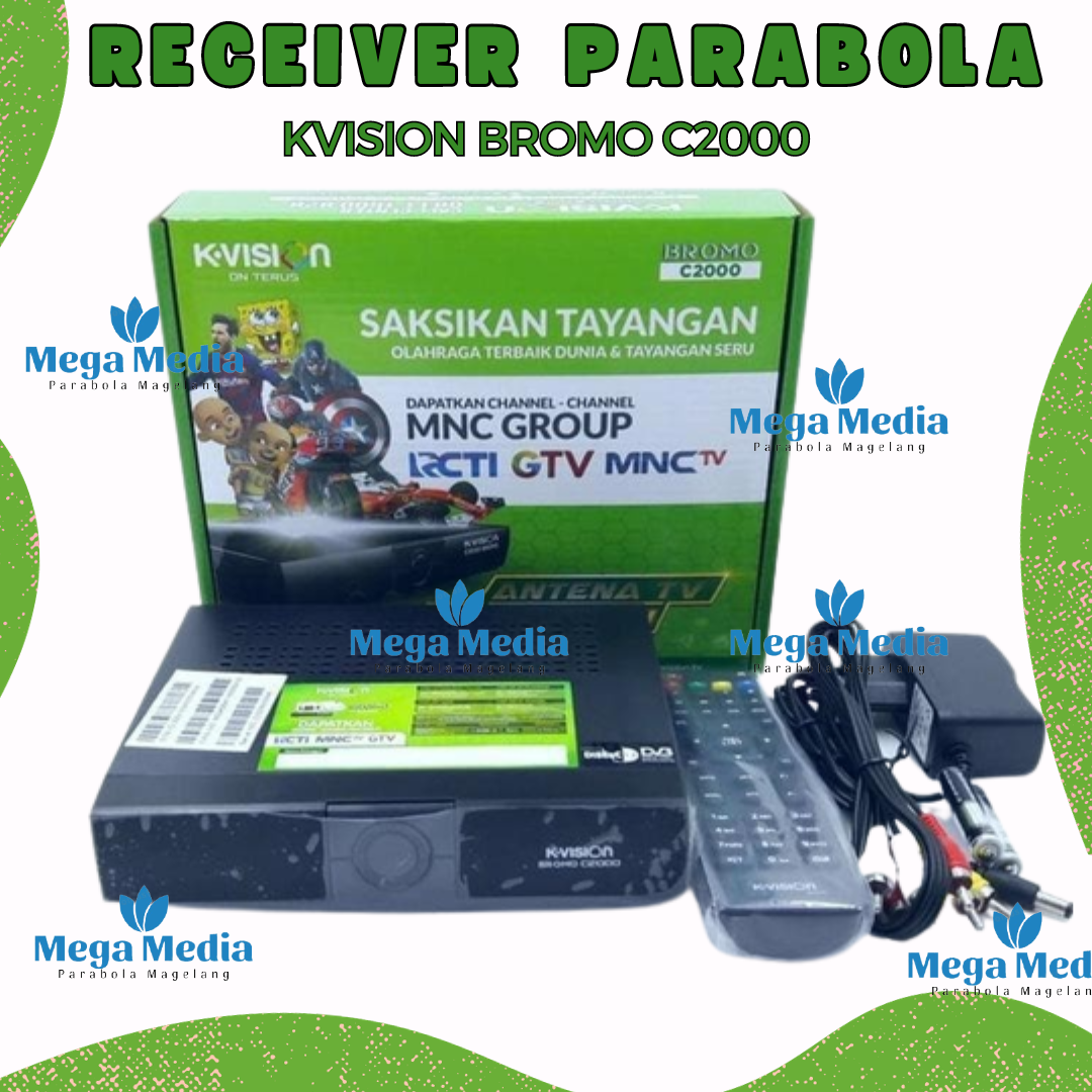 Receiver Kvision Bromo C2000 OFFICIAL BROADCASTER EURO 2024 FREE Paket All Channel 1 Bulan ...