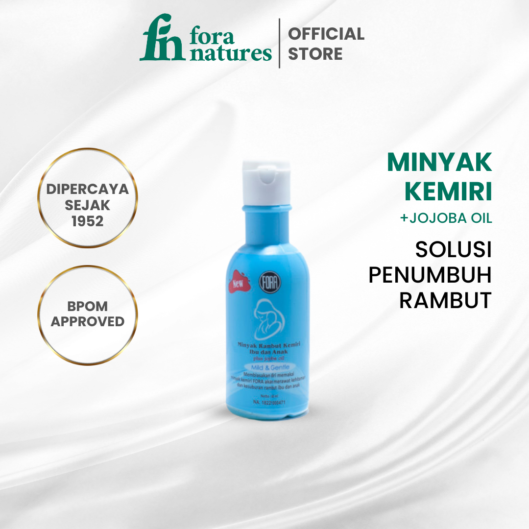 Minyak Kemiri Penumbuh Rambut Bayi Cepat FORA | Lazada Indonesia