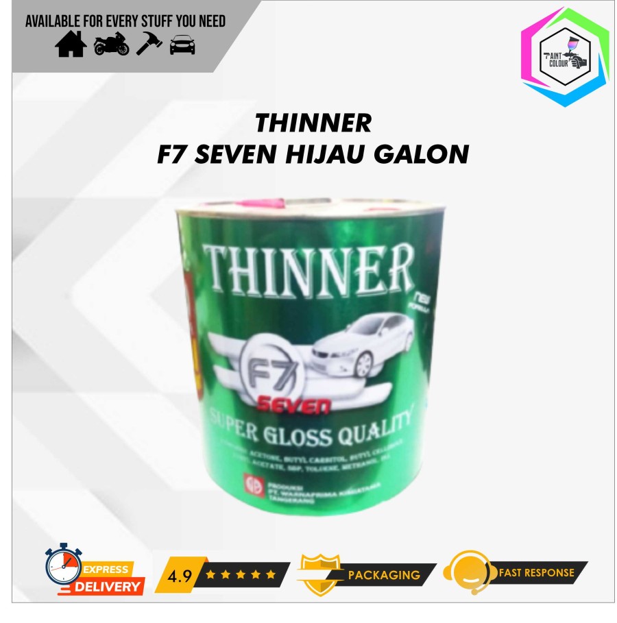 Thinner F7 Super Gloss Kemasan Galon Pengencer Cat | Lazada Indonesia