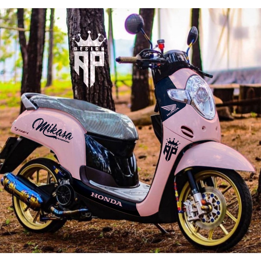 decal sticker scoopy full body FI scopy dekal stiker 2017 2018 2019 ...