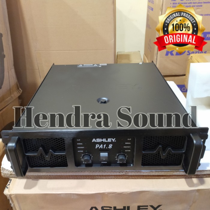 POWER AMPLIFIER ASHLEY PA 1.8 POWER AMPLI ASHLEY PA1.8 ORIGINAL ...