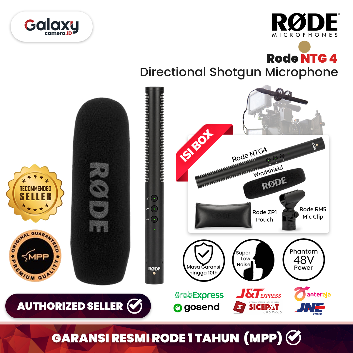 Rode NTG4 Directional Shotgun Microphone Rode NTG 4 | Lazada Indonesia