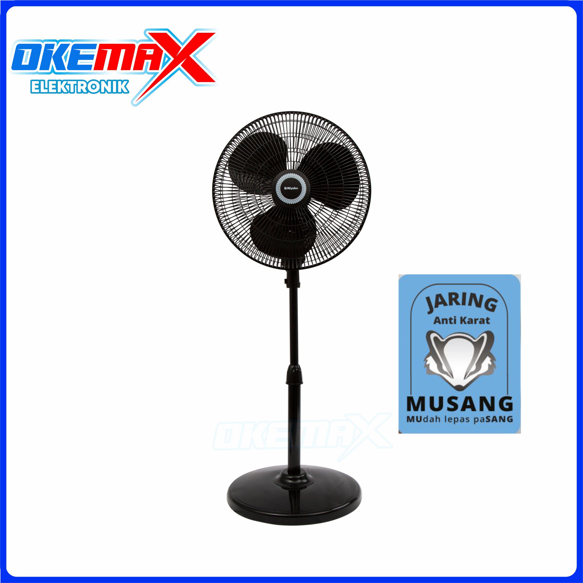 Miyako Electric Stand Fan KAS-1607 PL | Lazada Indonesia