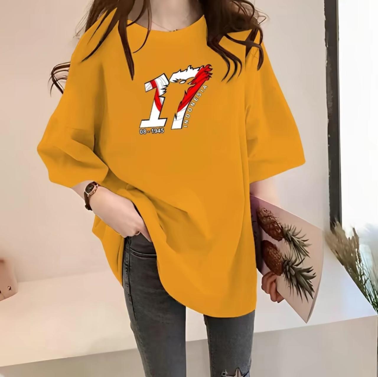 Kaos Oversize Dirgahayu Indonesia Dewasa/ Kaos Distro HUT RI 79 ... Kaos Oversize Dirgahayu Indonesia Dewasa/ Kaos Distro HUT RI 79 ...