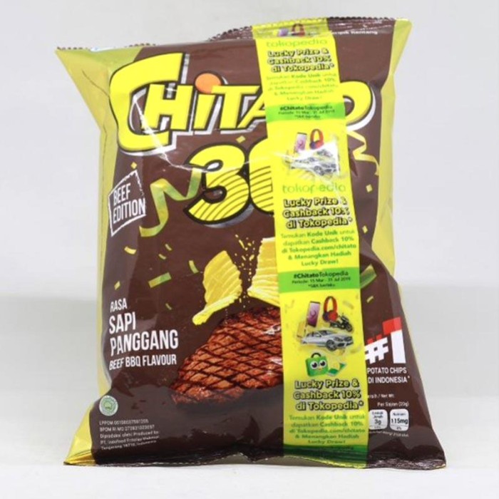 CHITATO POTATO CHIPS RASA SAPI PANGGANG 75GR 1 PCS SURABAYA | Lazada ...