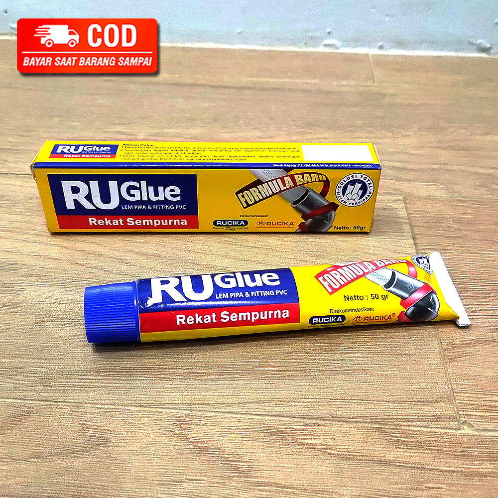 LEM PIPA PVC 40 GRAM TRUGLUE RUCIKA | Lazada Indonesia