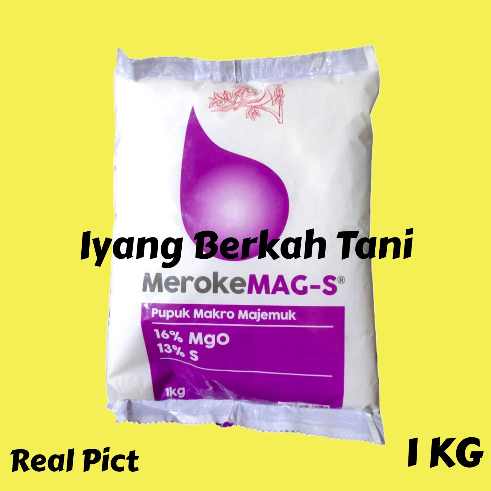 PUPUK MEROKE MAG-S 1 KG KEMASAN PABRIK MAG S MAGNESIUM SULFAT | Lazada ...