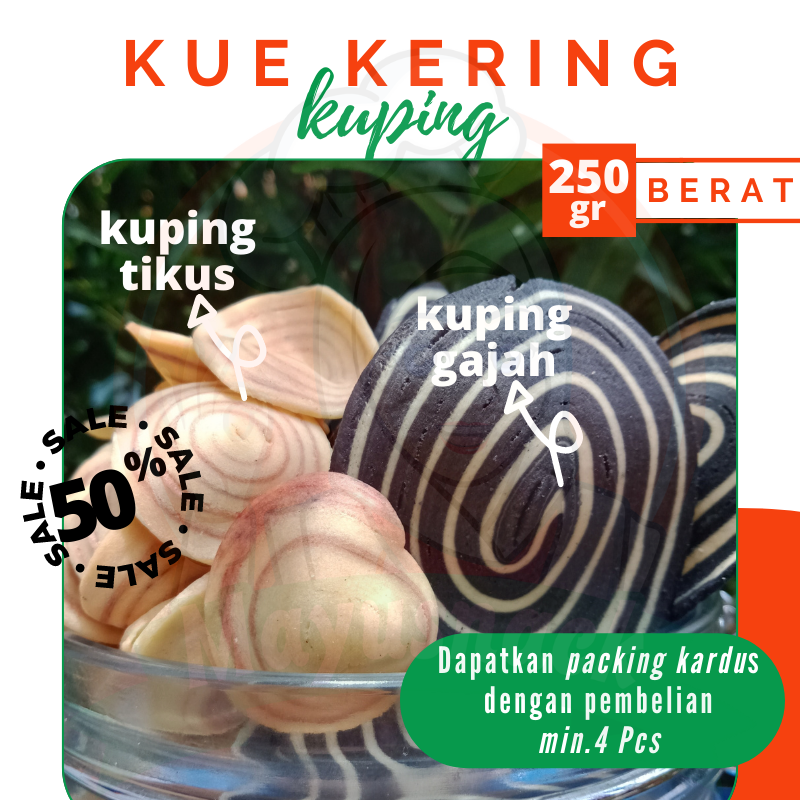 Kue Kering Kuping Gajah Mini Kiloan Lebaran Murah Cemilan Snack Kiloan ...