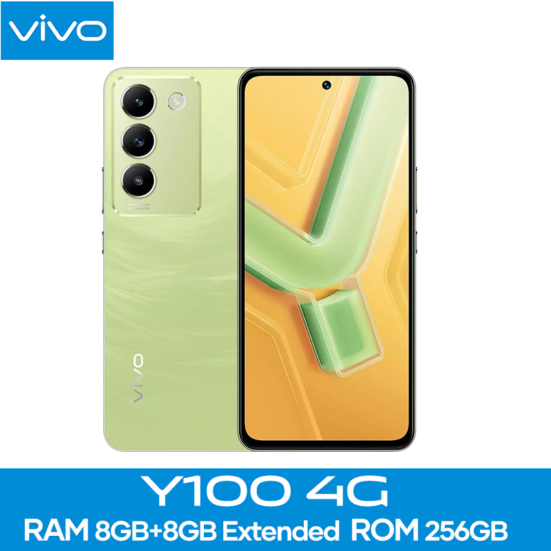Vivo Y100 4G 8GB+8GB Extended RAM 256GB ROM NFC 80W FlashCharge Garansi ...