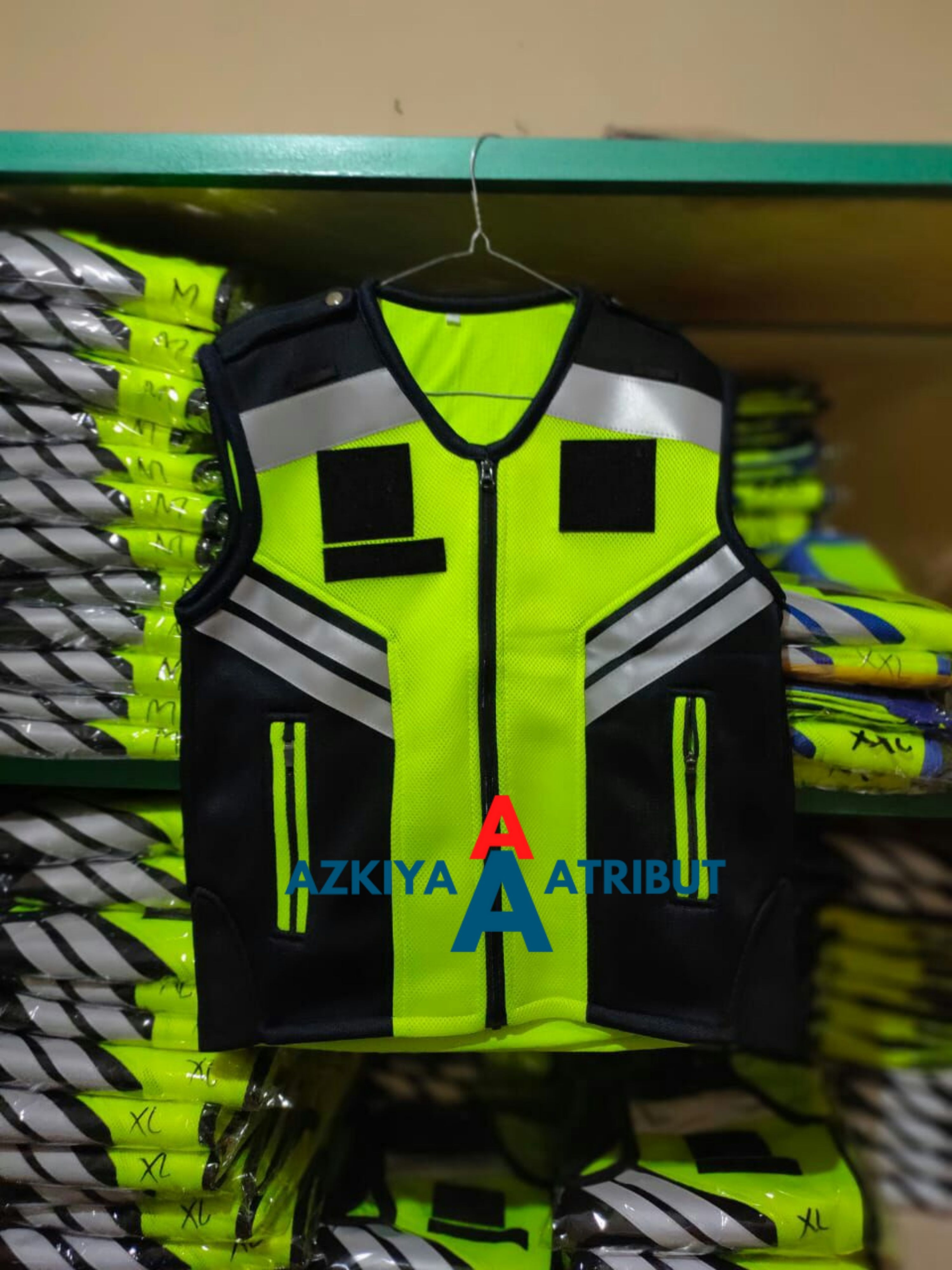Rompi Kerja | Rompi Safety | Rompi Polosan Bahan Double Mesh | Lazada ...