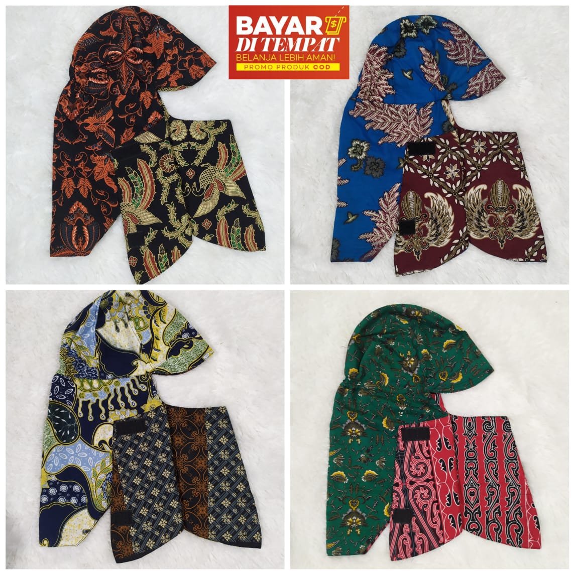 Topi Proyek Berkebun Mancing Topi Las Ala Jepang Anti Panas Bahan Katun ...