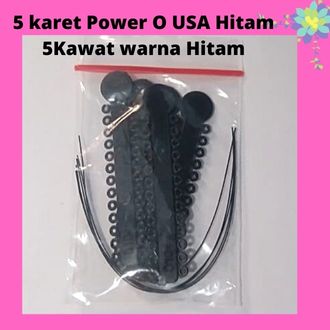 Power o 1 pack campur/Karet Power o Hitam 1 pack campur Free Kawat ...