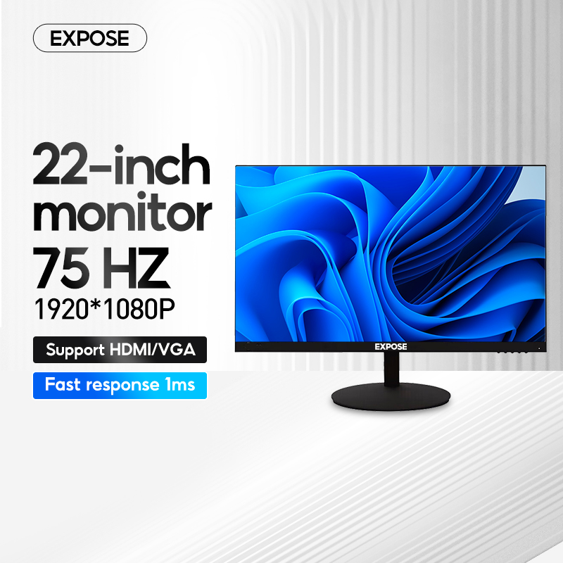 Monitor kantor Profesional, Monitor 24 Inci,, Panel IPS, 75HZ Kecepatan ...