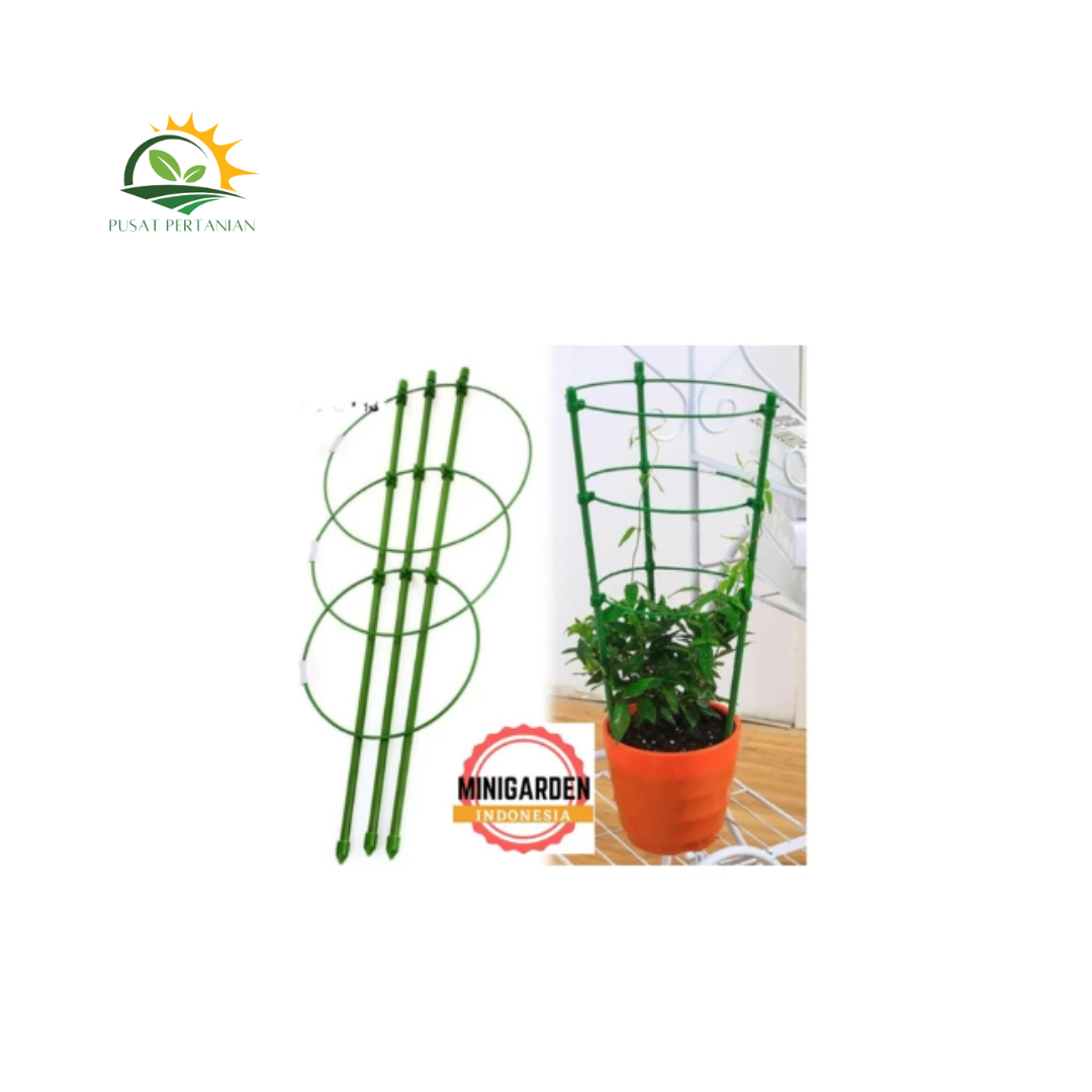 AJIR TANAMAN MELINGKAR rak penyangga tanaman merambat 60cm | Lazada ...