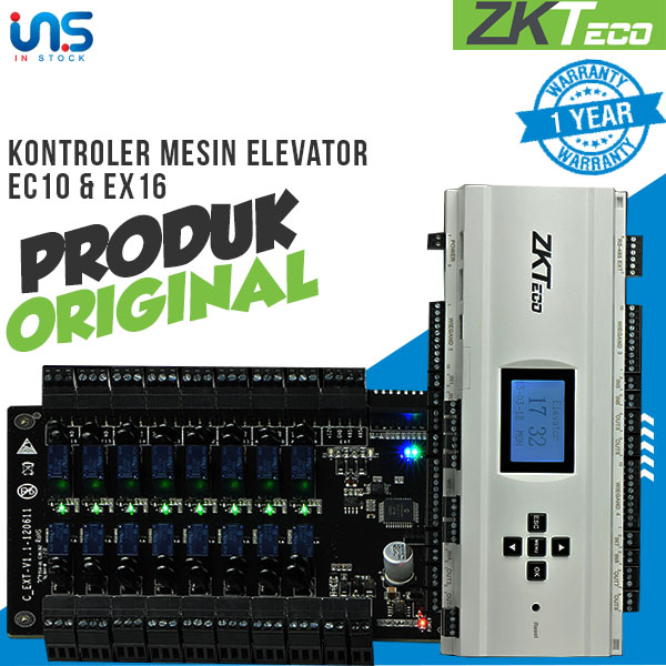 Kontroler Mesin Akses Elevator ZKTECO EC10 | ZKTECO EX16 ORIGINAL | Lazada Indonesia