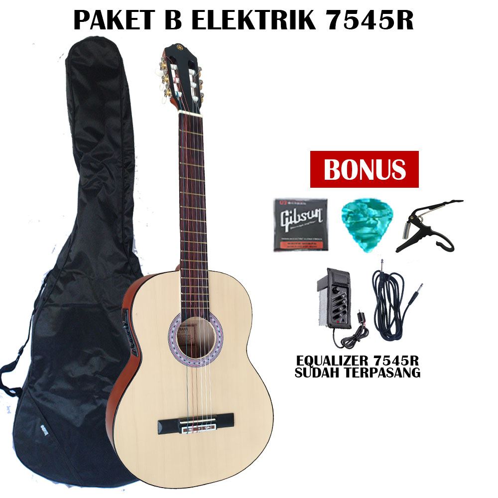 Gitar Classic Nilon Akustik Elektrik Original Bergaransi Free Packing ...
