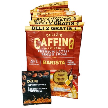 Caffino Delizio Kopi Premium Latte Brown Sugar Barista 25G 1 Renceng ...