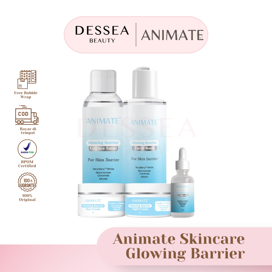 (FREE POUCH) Animate Instant Whitening Series 5in1 / Acne Solution ...