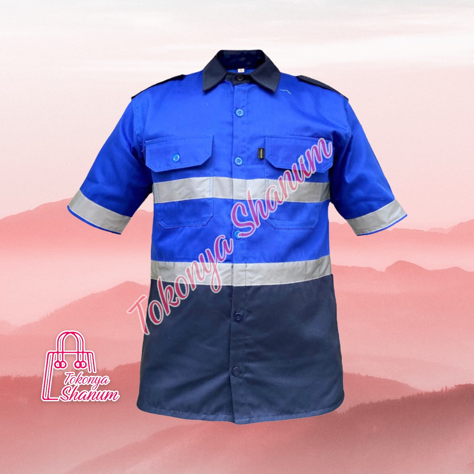 Kemeja Wearpack Atasan Lengan Pendek / Baju safety APD K3 Original ...