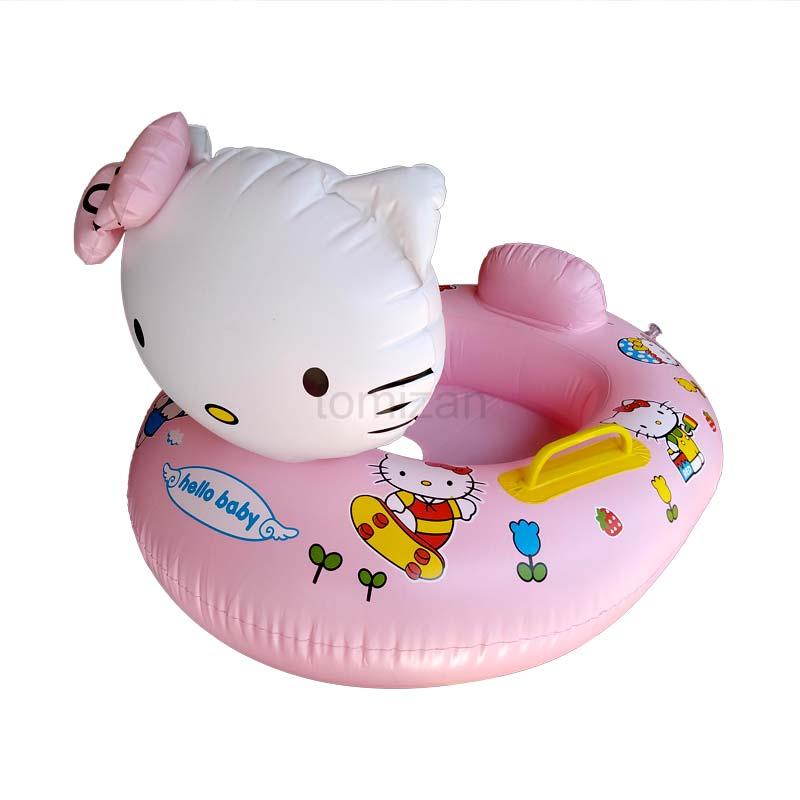 Hello Kitty Pink Ban Pelampung Renang Anak Lucu Baby Boat Dengan ...