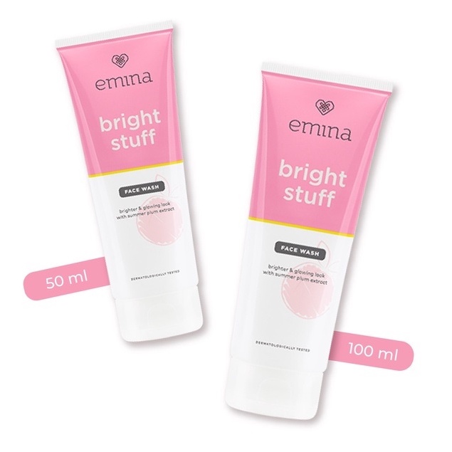 [ORIGINAL 100%] EMINA Bright Stuff Facial Wash 100ml / EMINA Bright ...