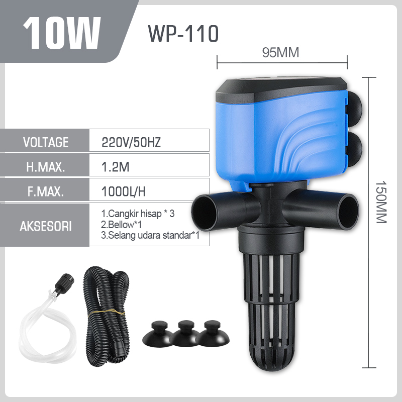 Power Head Pompa Filter Air Celup Aquarium WP-110 | Lazada Indonesia