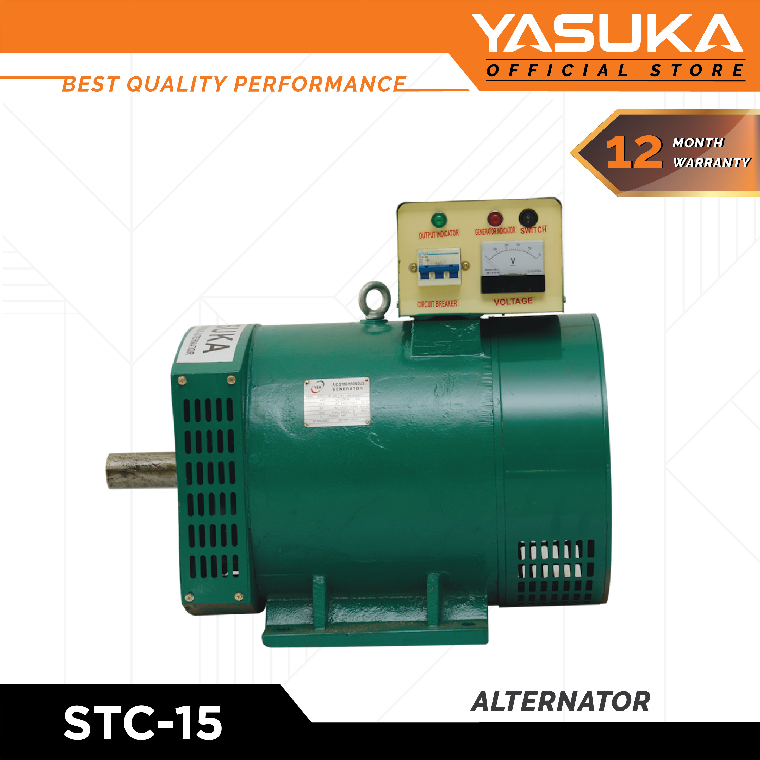 Alternator Yasuka STC-15 | Lazada Indonesia