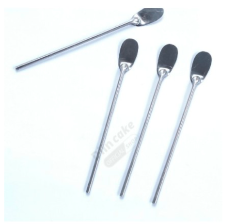SUTIL MINI Gagang Kayu & Stainless Steel / Spatula Stainless Kecil ...