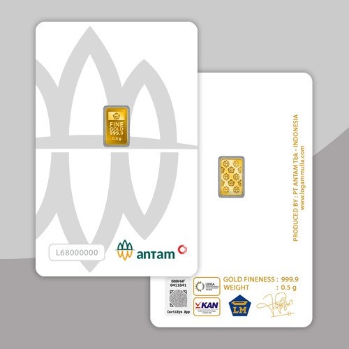 LOGAM MULIA, LM ANTAM, EMAS BATANGAN 0,5 GRAM | Lazada Indonesia LOGAM MULIA, LM ANTAM, EMAS BATANGAN 0,5 GRAM | Lazada Indonesia