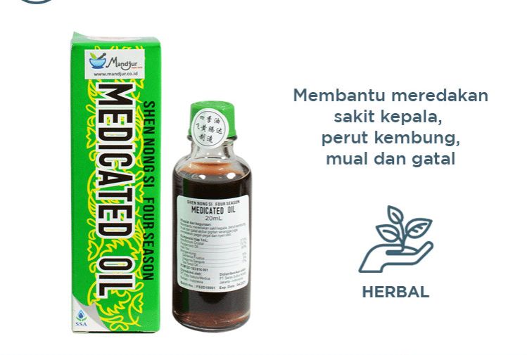 SHEN NONG SHI FOUR SEASON MEDICATED OIL | Lazada Indonesia
