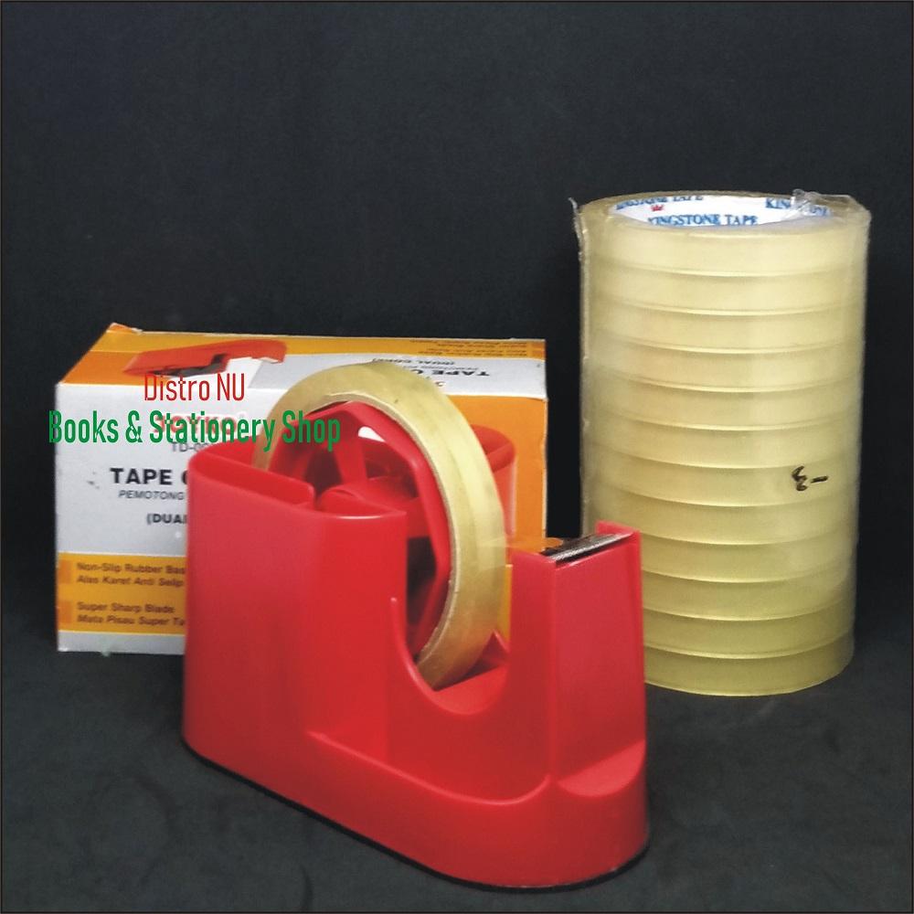 Dispenser Tape Joyko Besar +12 Roll Solatif kuat / pemotong lakban ...
