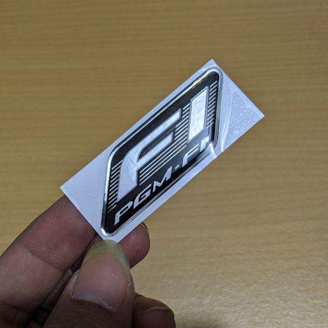 stiker timbul emblem Honda PGM-FI sticker motor | Lazada Indonesia