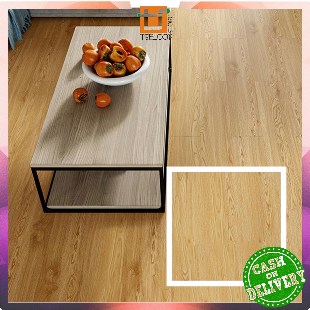OFM-C210 Parket Lantai Vinyl + Perekat / Stiker Lantai Vinyl Motif Kayu ...