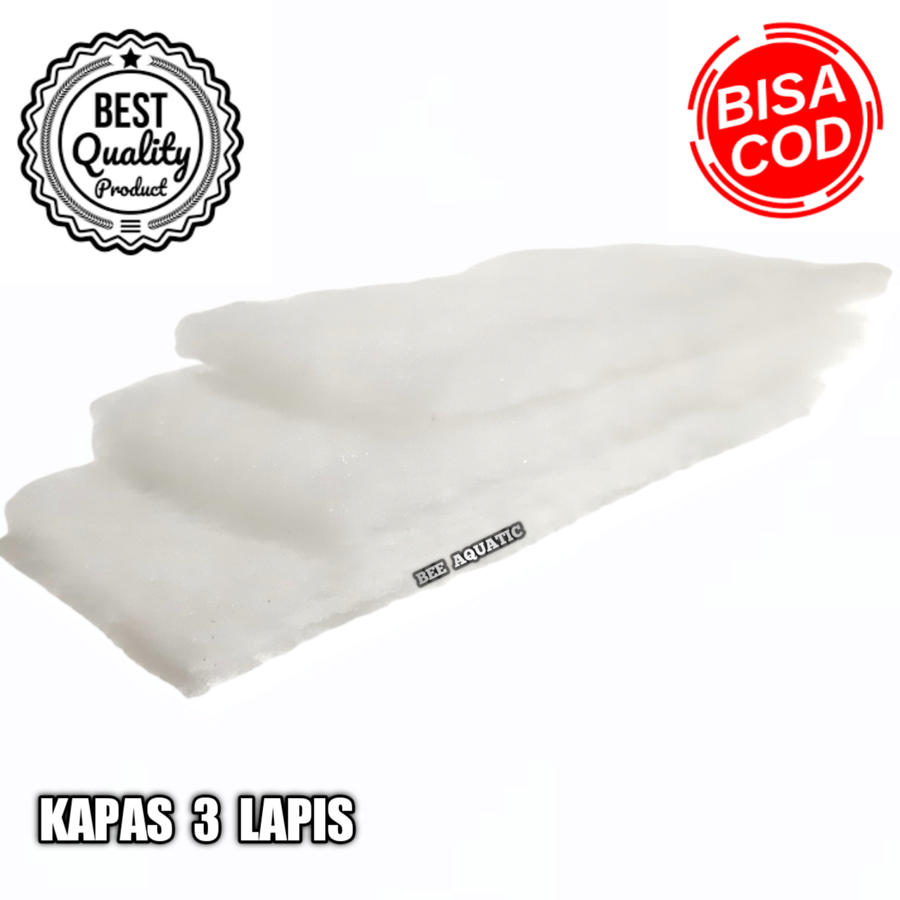 Kapas Busa Filter Aquarium 3 Lapis - Saringan Air Kolam - Kapas Filter ...