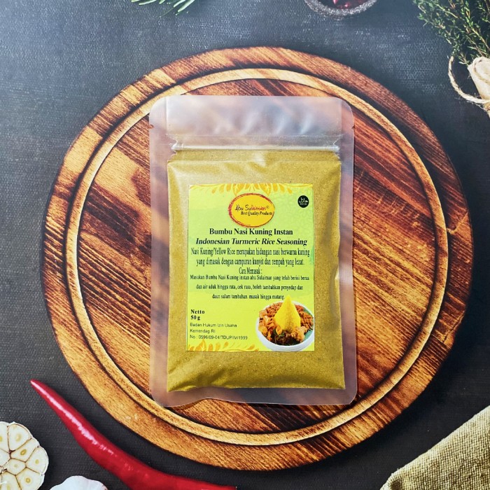 Rempah Bumbu Nasi Kuning Instan / Indonesian Turmeric Rice Seasoning ...