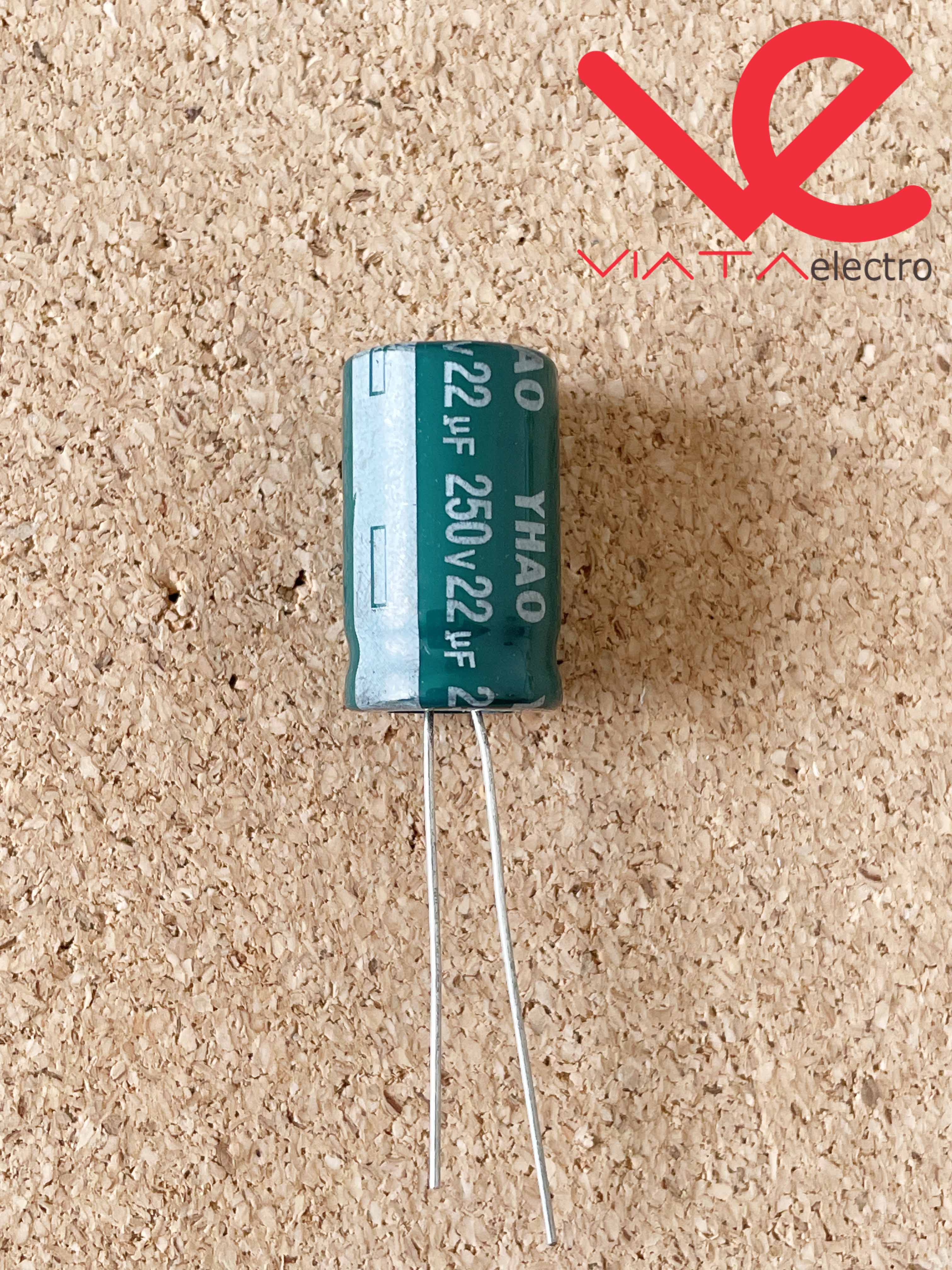 KAPASITOR ELCO 22UF 250V (1 BUAH) KAPASITOR CAPACITOR ELKO KAPASITOR 22 ...