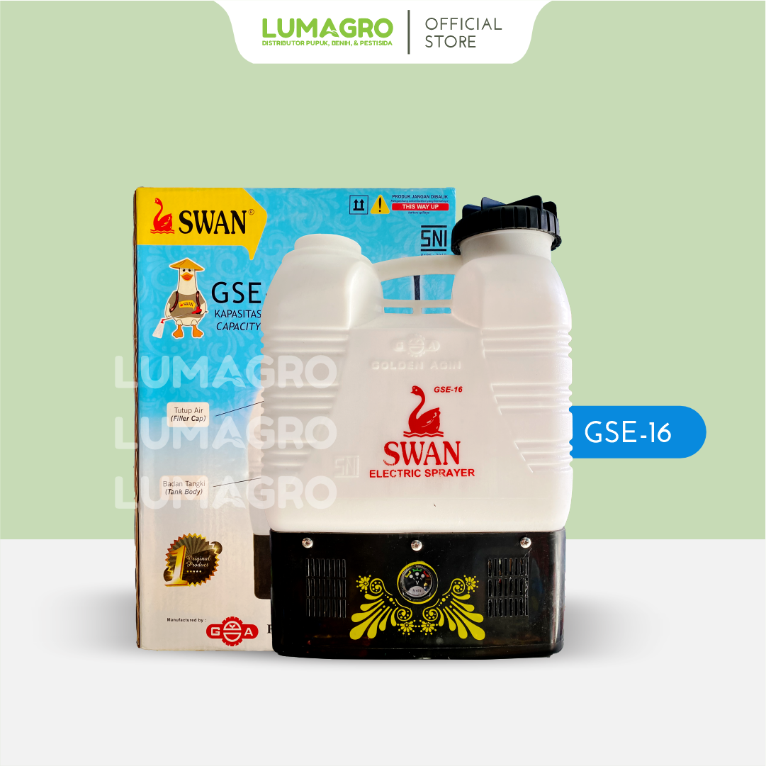 Tangki Sprayer Elektrik BE16 Swan BE-16 Alat Semprot Hama 16 Liter ...