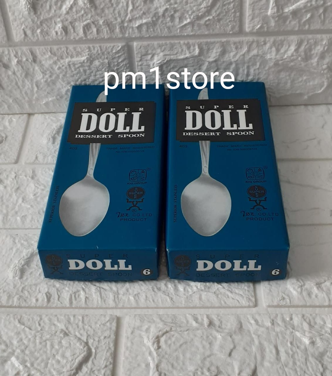 Original Sendok Makan Super Doll Steanles Stell Isi 6 Pcs | Lazada ...