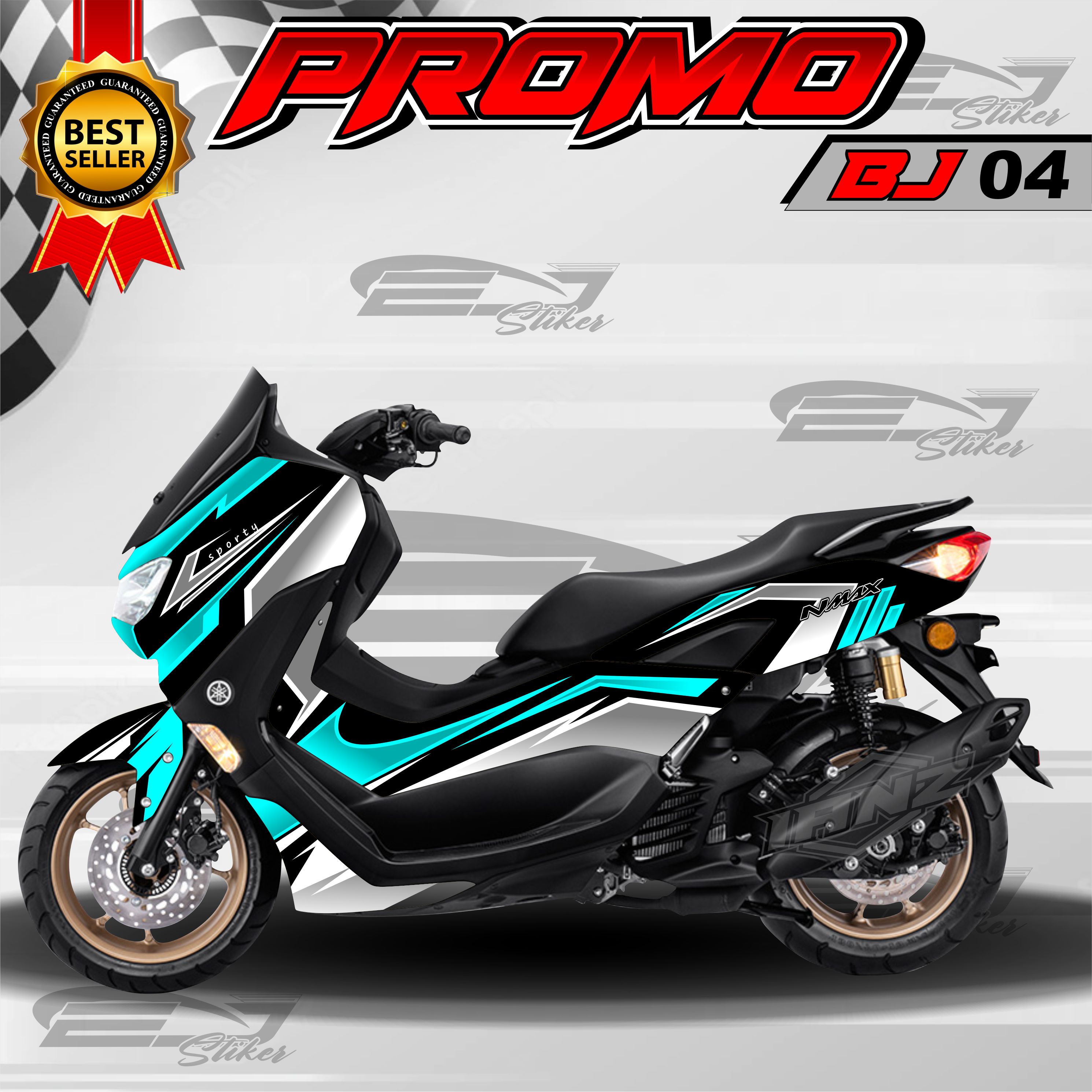 STIKER FULL BODY NMAX DECAL-STIKER NMAX NEW ALL DESIGN TERBARU LINE ART ...