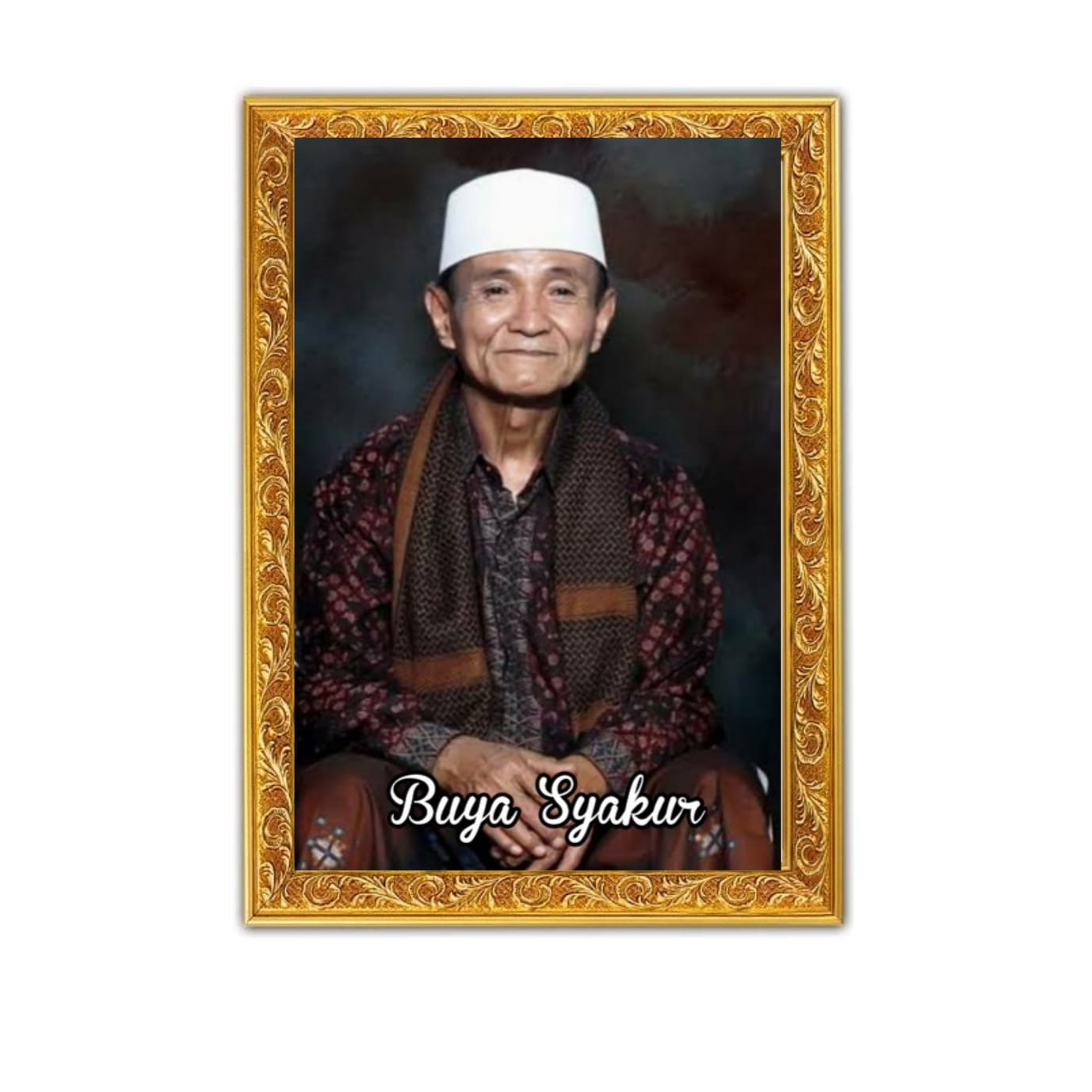 POSTER KAYU BUYA SYAKUR YASIN/FOTO BUYA SYAKUR YASIN/HIASAN DINIDNG ...